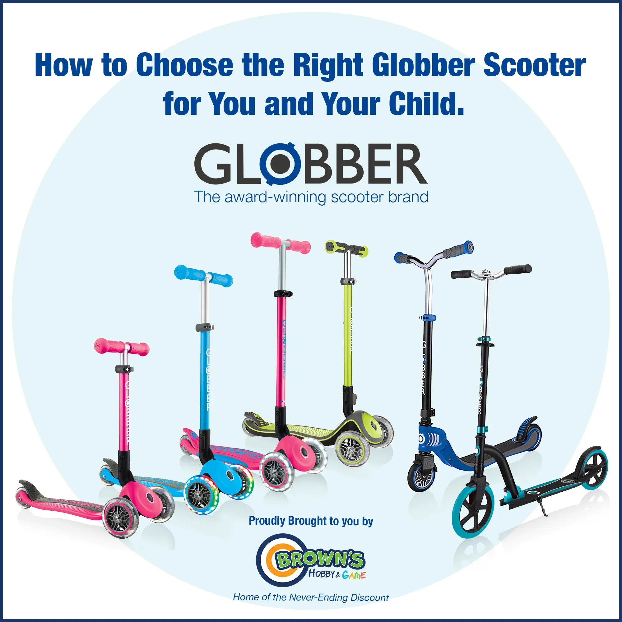 How to Choose the Right Globber Scooter for You and Your Child | Brown ...